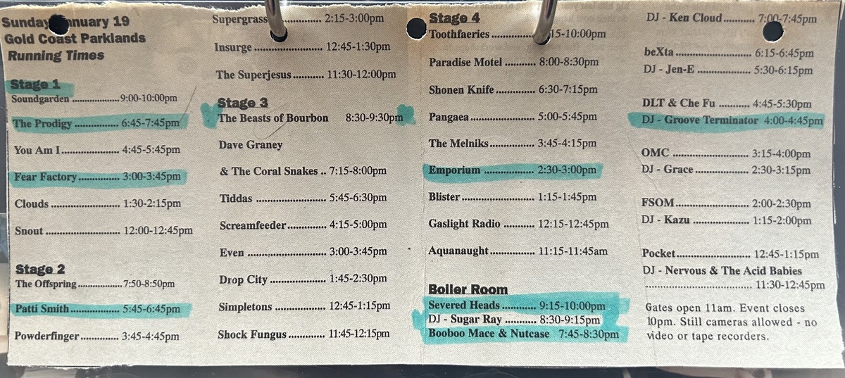 Soundgarden Concert & Tour History | Concert Archives