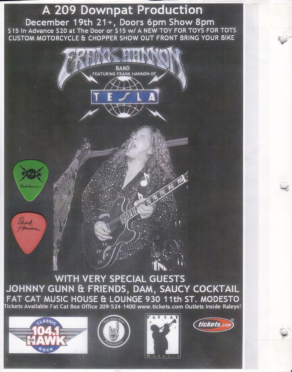 Dec 19, 2006: Frank Hannon / Dam / Johnny Gunn / Saucy Cocktail at The ...