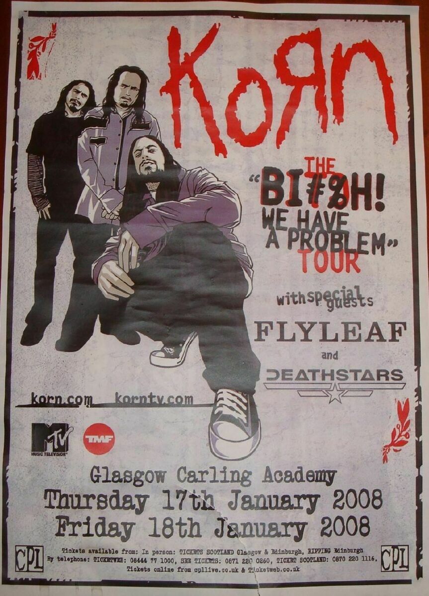 Korn's 2008 Concert & Tour History | Concert Archives