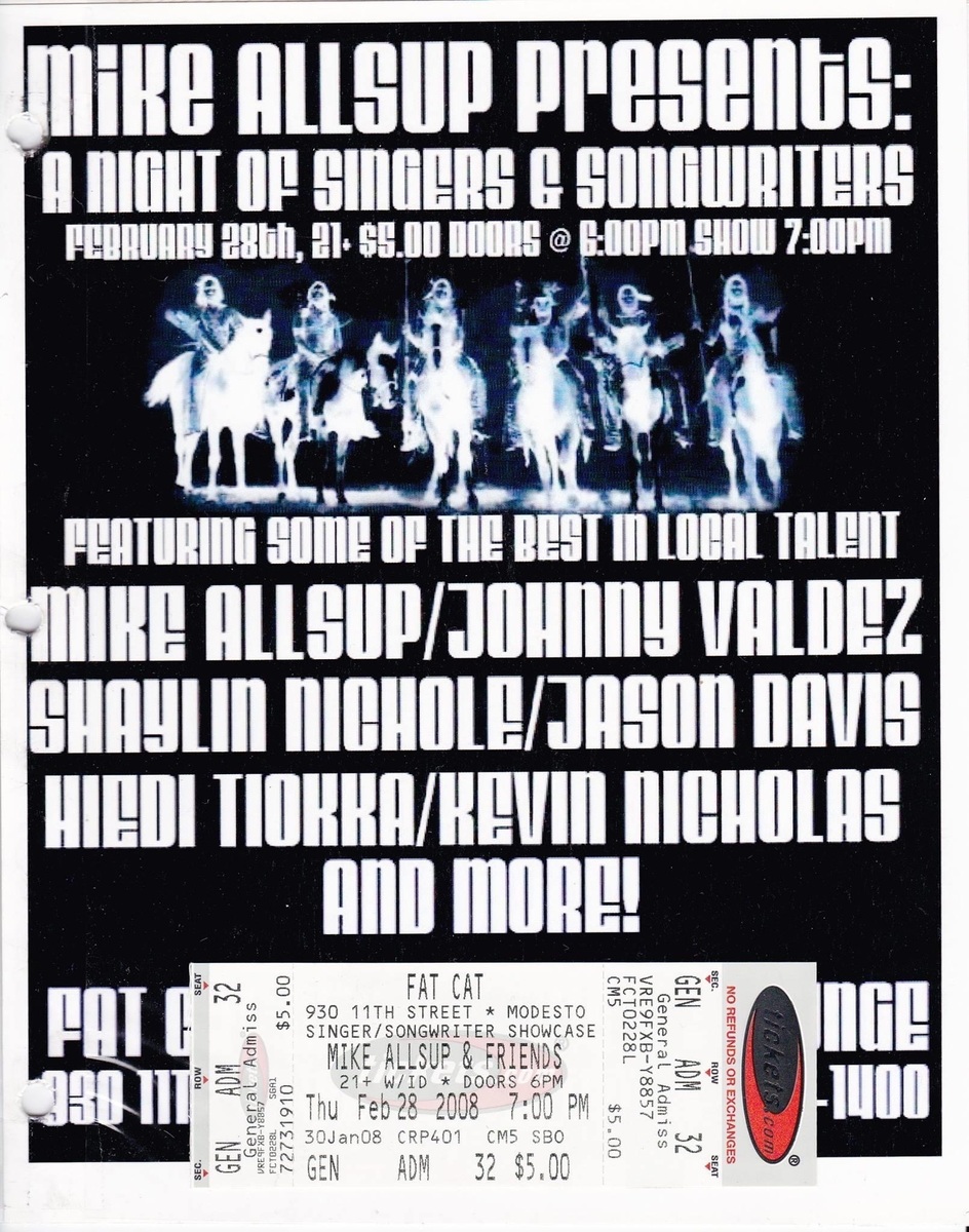 Feb 28, 2008: Mike Allsup / Johnny Valdez / Shaylin Nichole / Jason ...