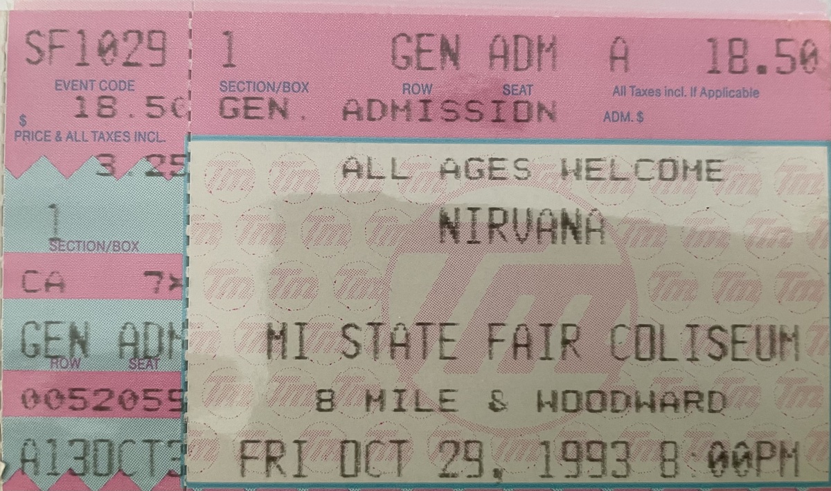 Oct 29, 1993: Nirvana / Meat Puppets / Boredoms at Michigan State ...