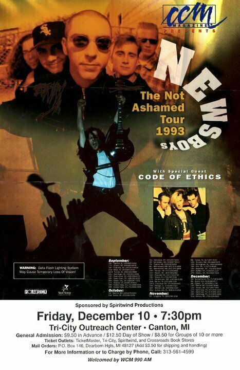 Code of Ethics Concert & Tour History | Concert Archives