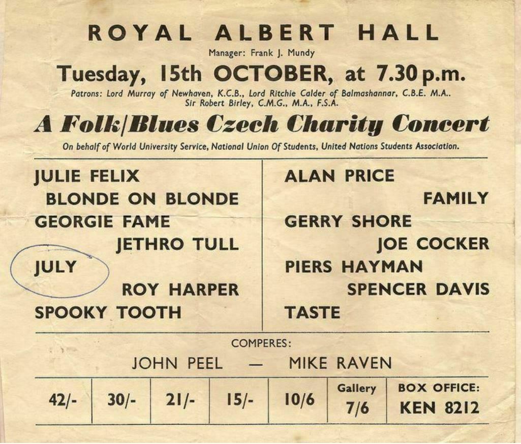 Concert History of Royal Albert Hall London, England, United Kingdom ...