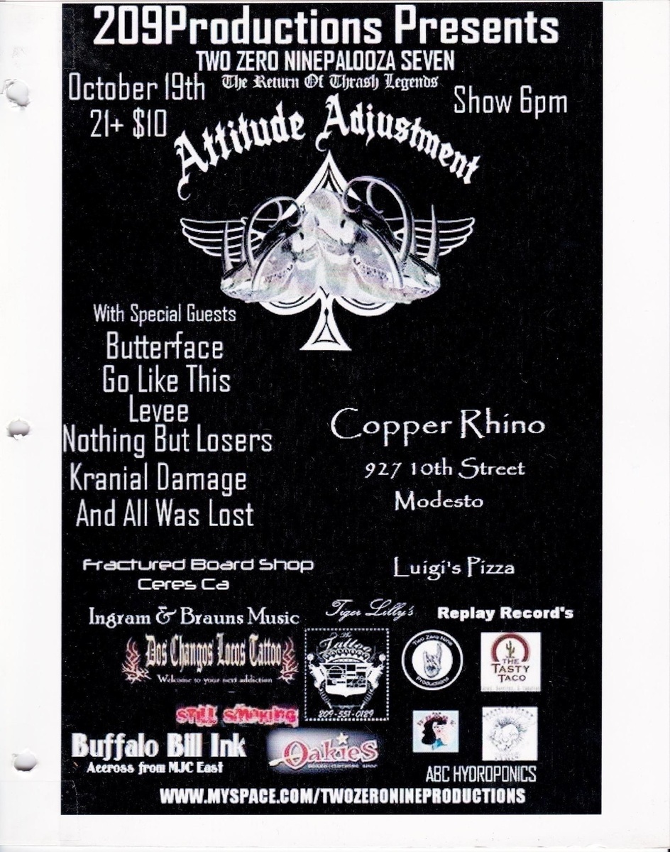 Kranial Damage Concert & Tour History | Concert Archives