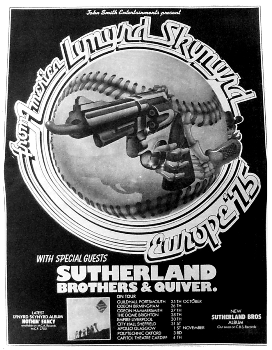 Lynyrd Skynyrd's 1975 Concert & Tour History | Concert Archives Lynyrd Skynyrd's 1975 Concert & Tour History | Concert Archives