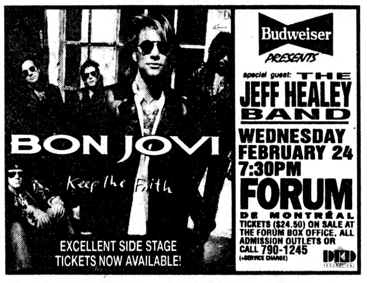 Bon Jovi Concert & Tour History | Concert Archives