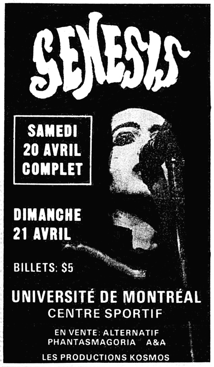 Genesis Concert & Tour History | Concert Archives