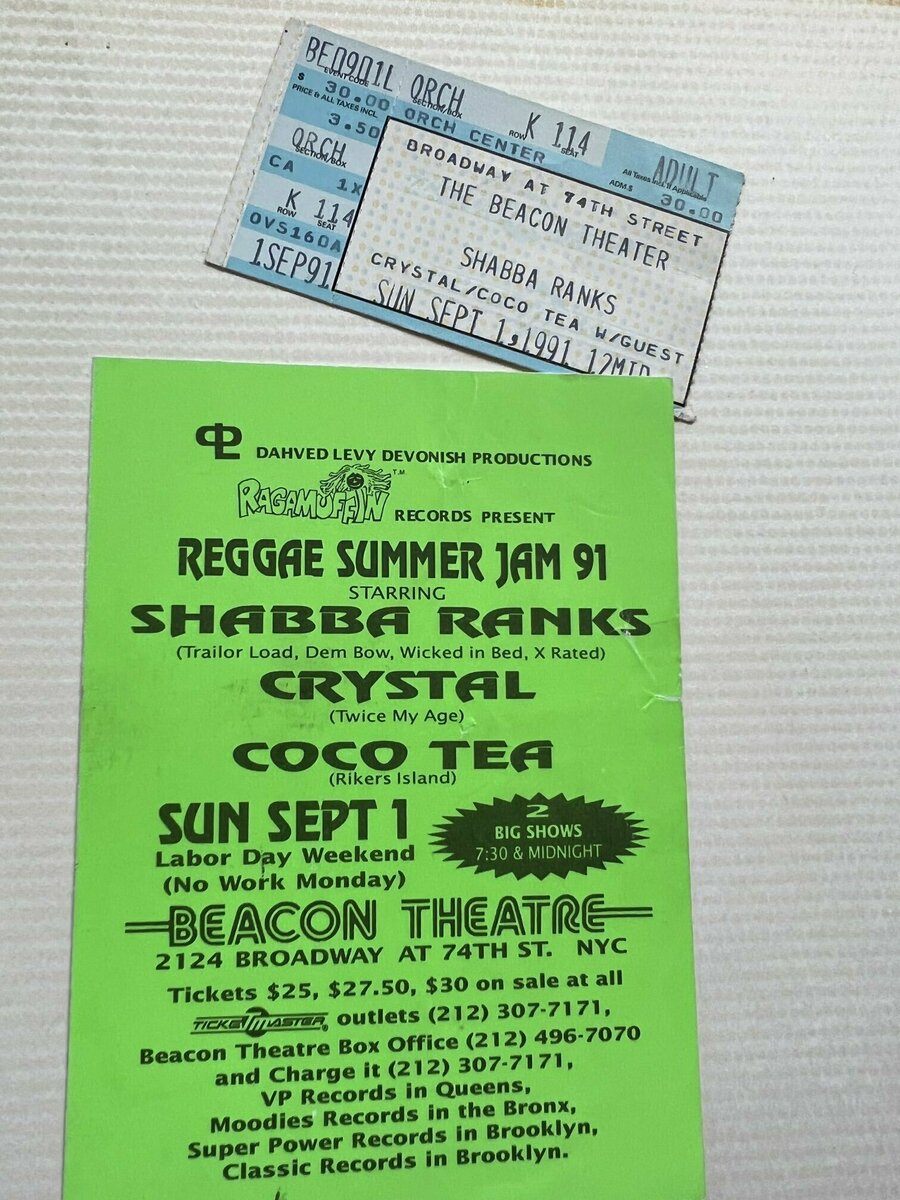 Shabba Ranks Concert & Tour History | Concert Archives