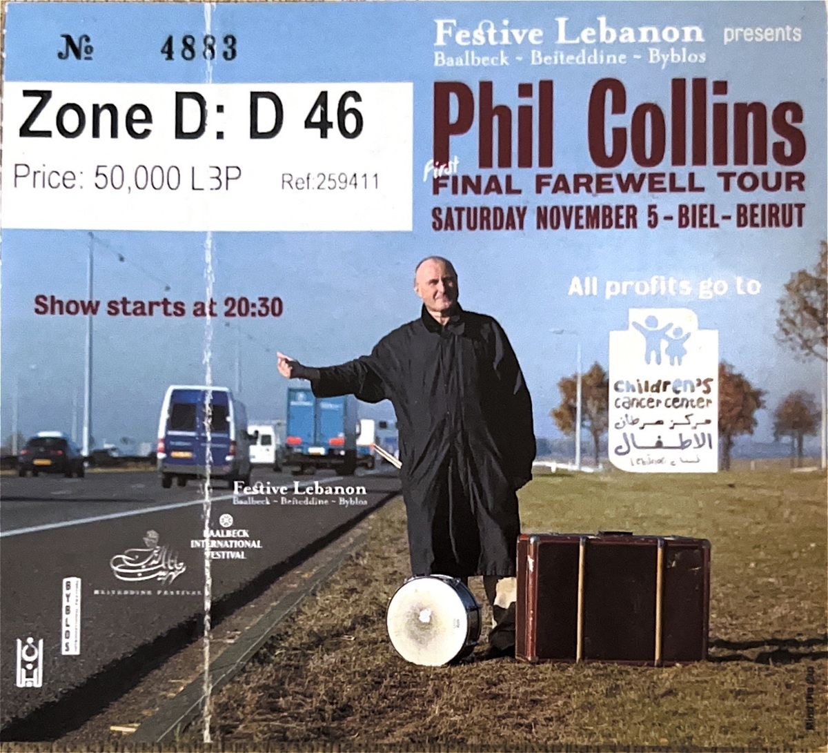 Phil Collins Concert & Tour History (Updated for 2024) | Concert Archives
