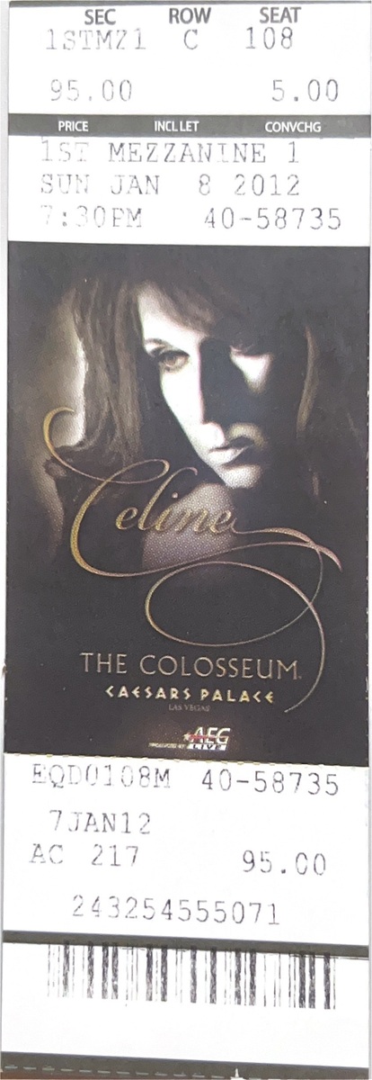 Céline Dion Concert & Tour History (Updated for 2025 - 2026) | Concert ...