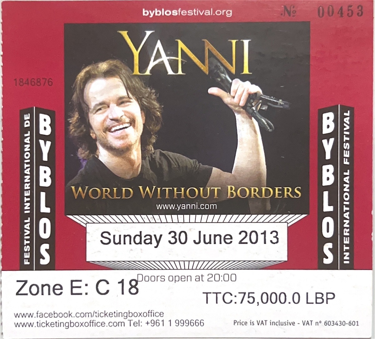 Yanni Concert & Tour History (Updated for 2026) | Concert Archives
