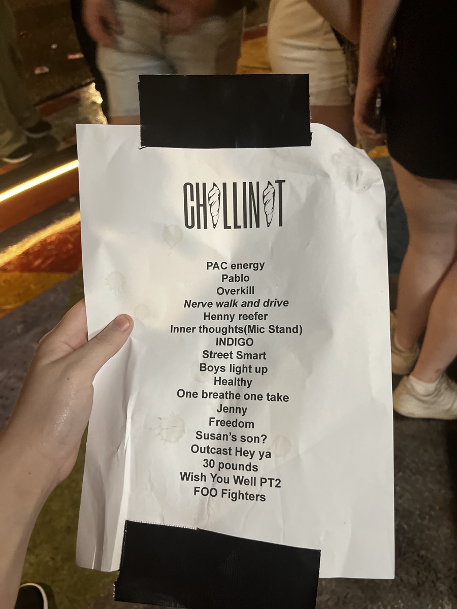 Chillinit Concert & Tour History (Updated for 2025) | Concert Archives