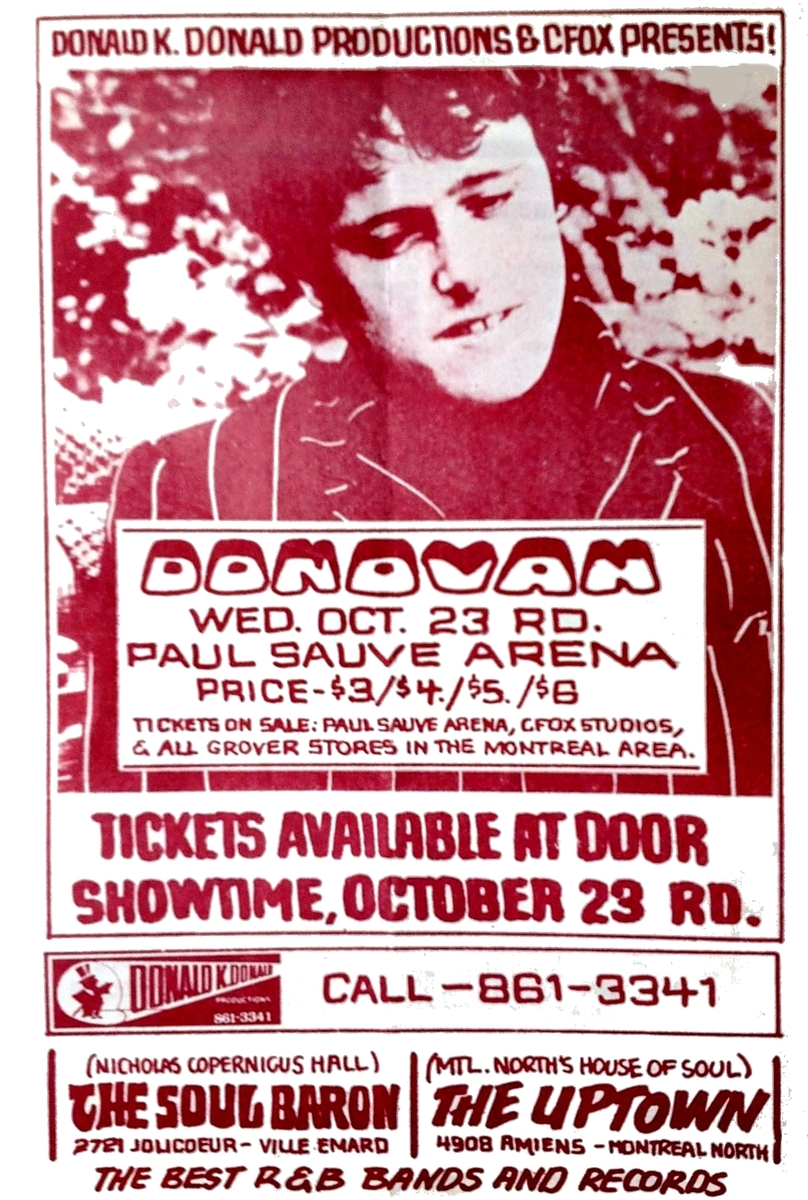 Donovan Concert & Tour History | Concert Archives