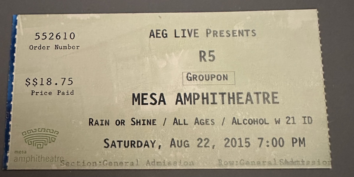 Concert History of Mesa Amphitheatre Mesa, Arizona, United States ...