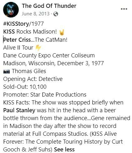 Concert History of Dane County Coliseum Madison, Wisconsin, United ...