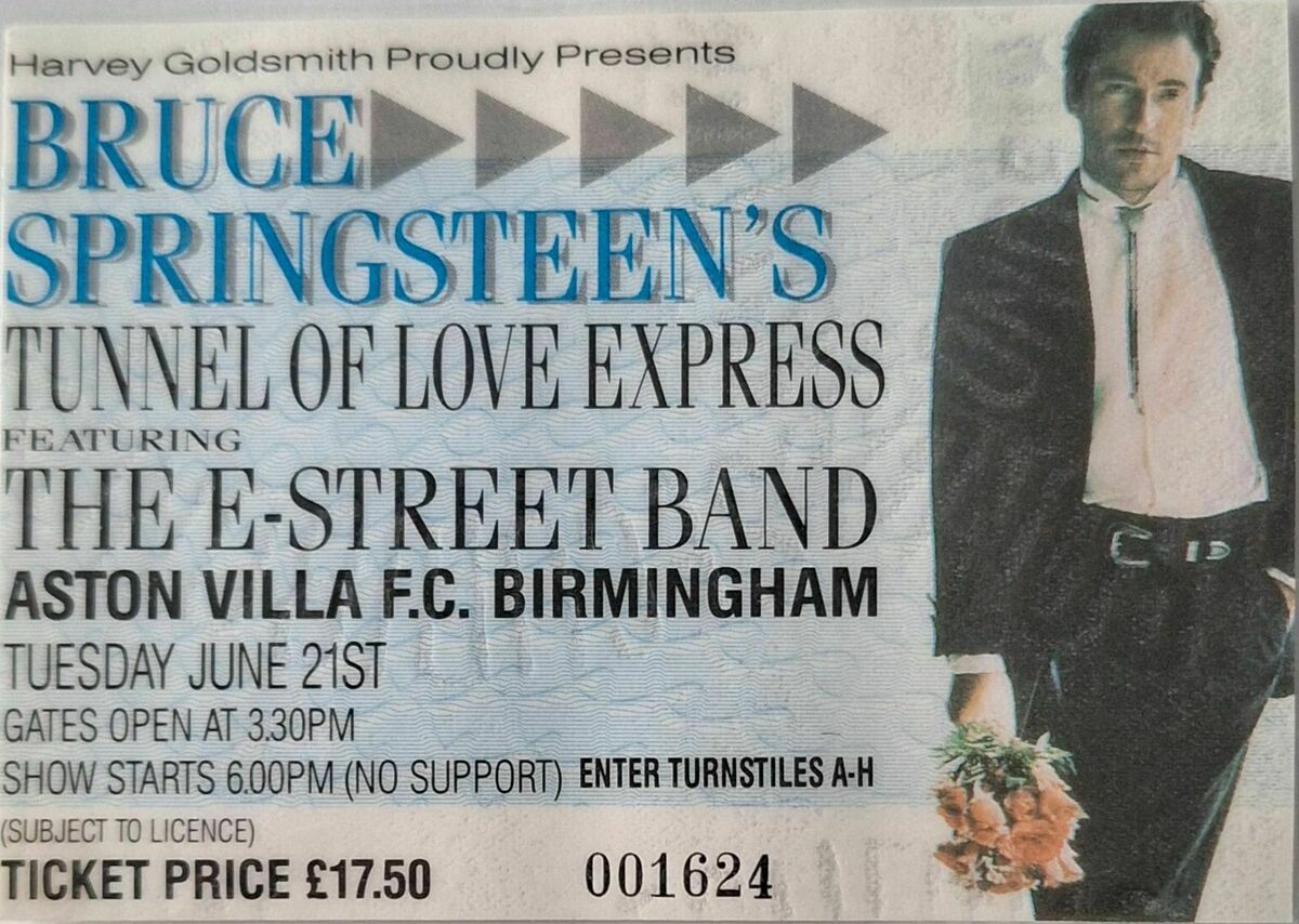 Bruce Springsteen's 1988 Concert & Tour History | Concert Archives