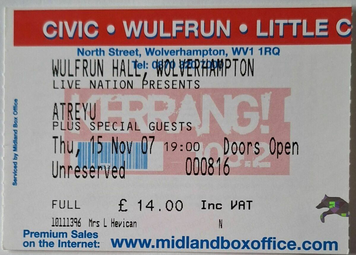 Concert History of Wulfrun Hall Wolverhampton, England, United Kingdom ...