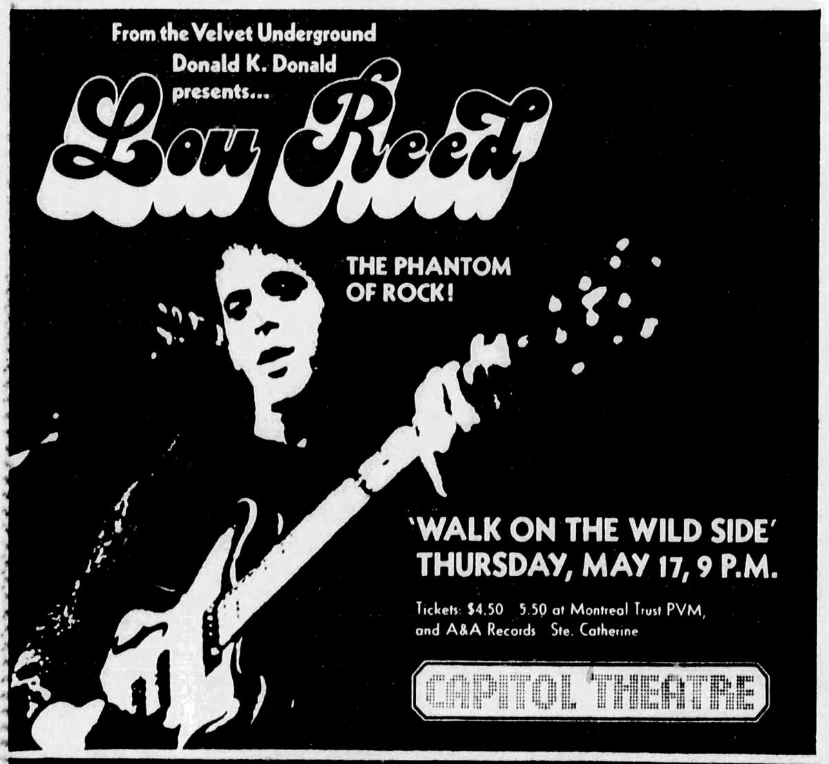 Lou Reed Concert & Tour History | Concert Archives
