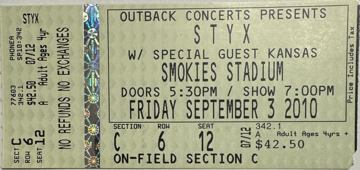 Styx Concert & Tour History (Updated for 2023 - 2024) | Concert Archives