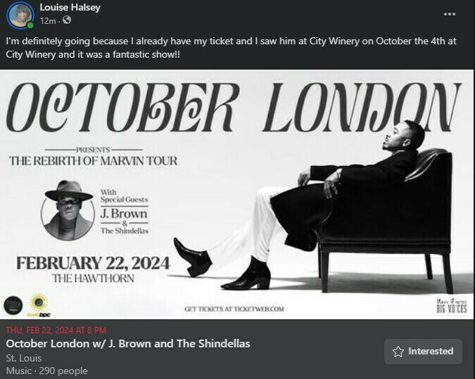 October London Concert & Tour History (Updated for 2024) | Concert Archives
