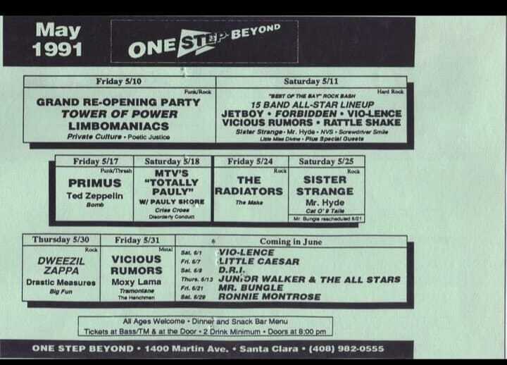 Mr. Bungle's 1991 Concert & Tour History | Concert Archives Mr. Bungle's 1991 Concert & Tour History | Concert Archives
