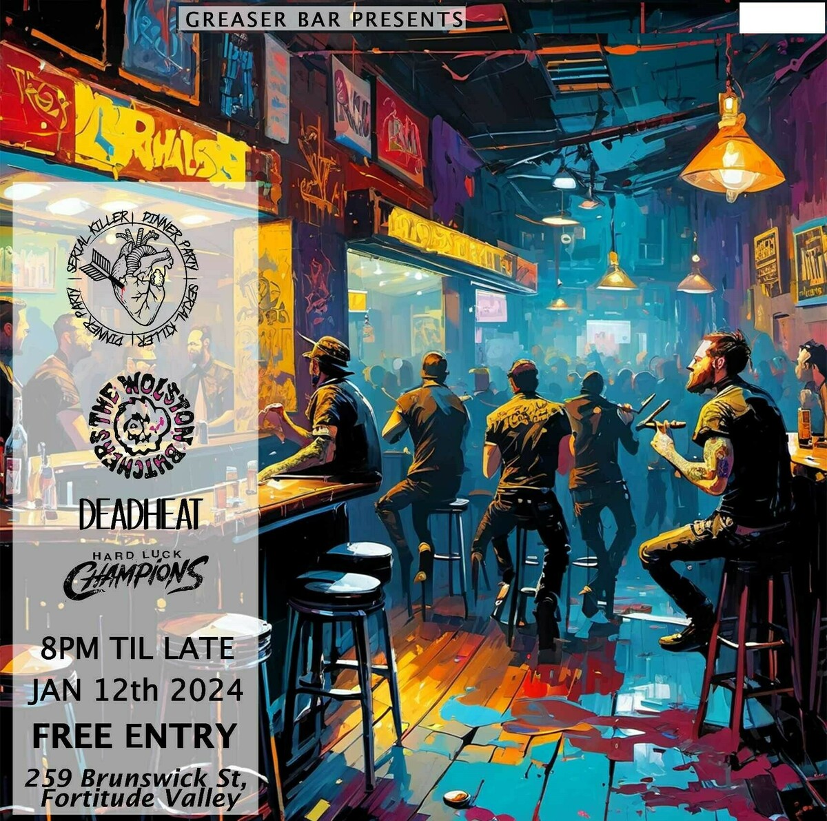 Serial Killer Dinner Party Concert & Tour History | Concert Archives