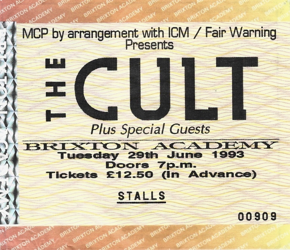 The Cult Concert & Tour History (Updated for 2024) | Concert Archives