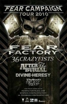 Fear Factory Concert & Tour History (Updated for 2024) | Concert Archives