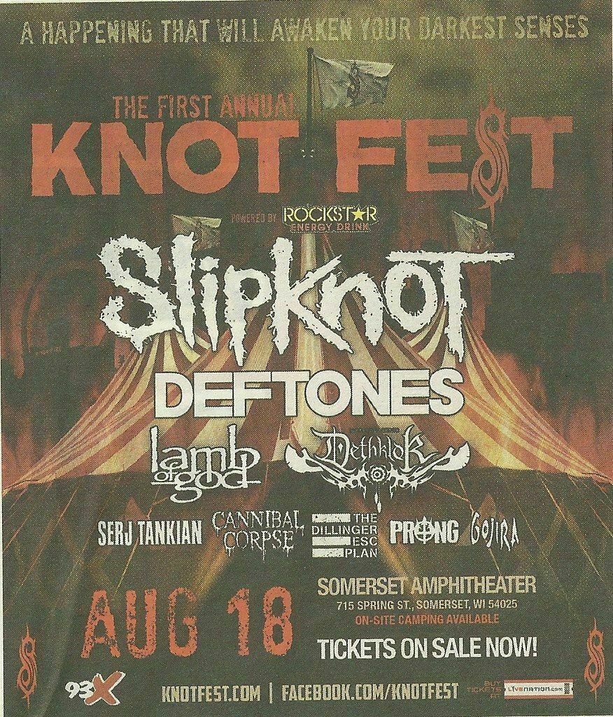 Aug 18, 2012: Knotfest 2012 at Somerset Amphitheater Somerset ...