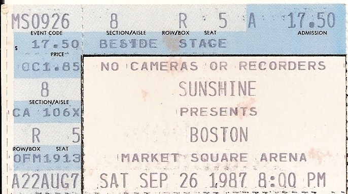 Boston Concert & Tour History | Concert Archives