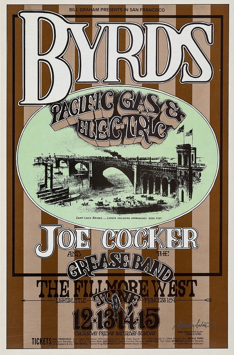 Jun 14, 1969: The Byrds / Pacific Gas & Electric / Joe Cocker and The ...