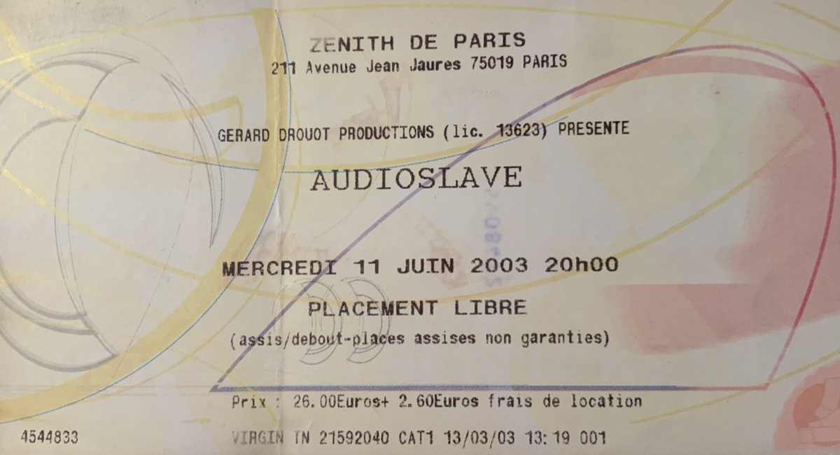 Audioslave Concert & Tour History | Concert Archives