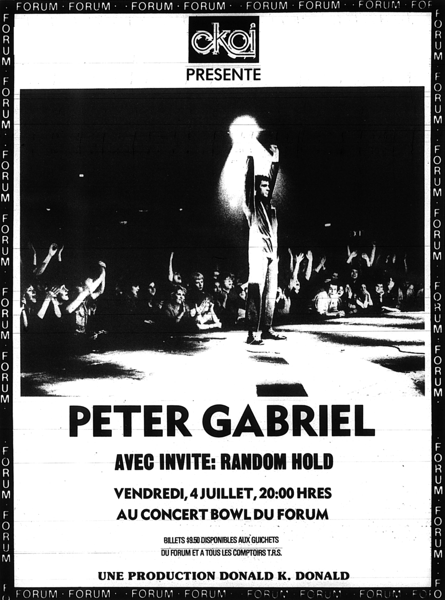Peter Gabriel Concert & Tour History | Concert Archives