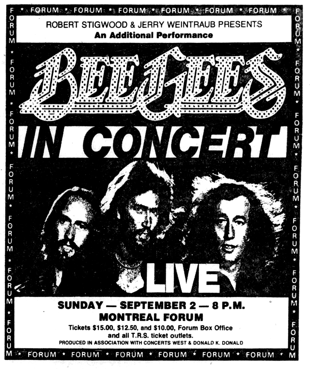 The Bee Gees Concert & Tour History | Concert Archives