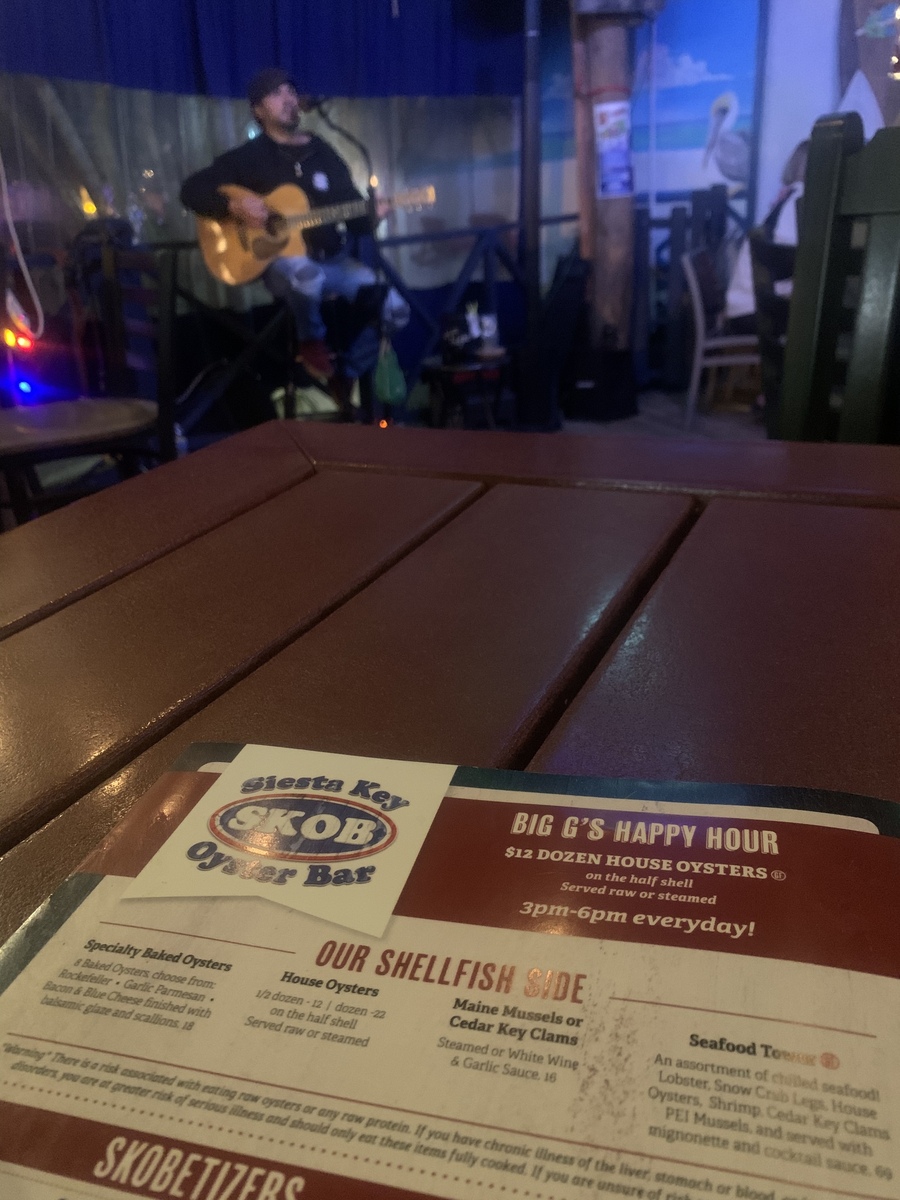 Concert History of Siesta Key Oyster Bar Sarasota, Florida, United ...