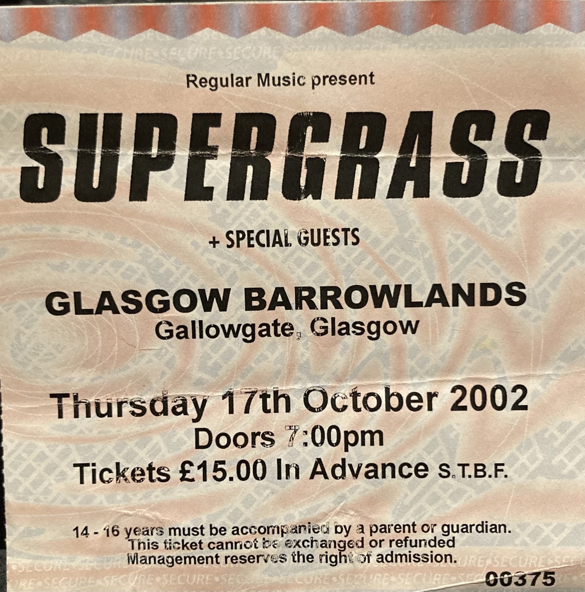 Supergrass Concert & Tour History | Concert Archives