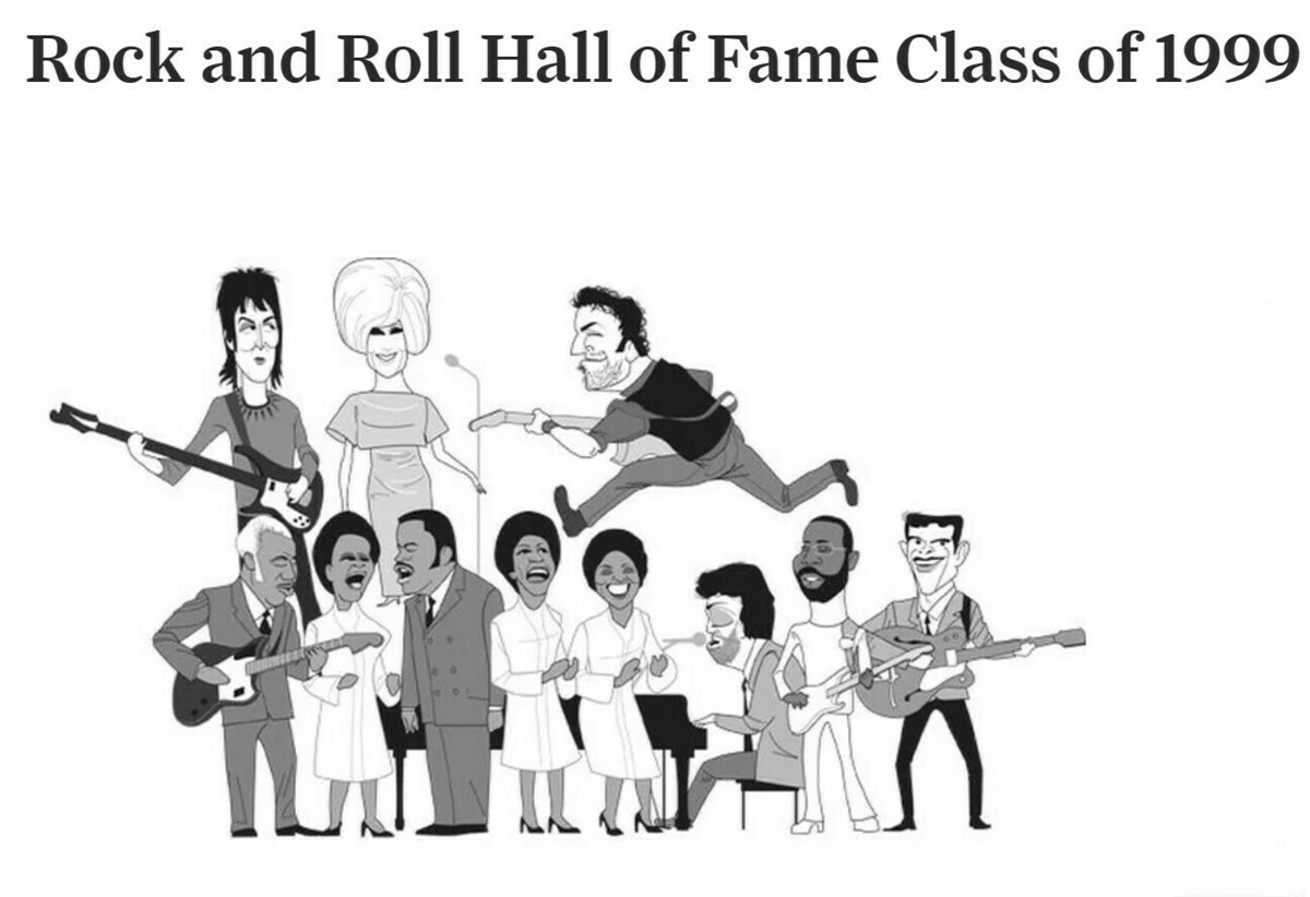 Mar 15, 1999: 14th Annual Rock & Roll Hall of Fame Induction Ceremony ...
