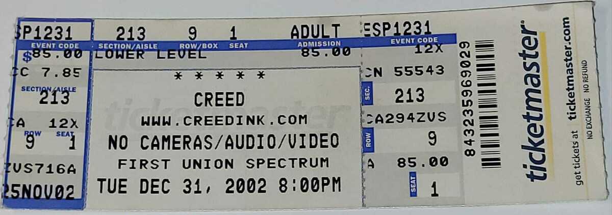 Creed Concert & Tour History (Updated for 2024) | Concert Archives