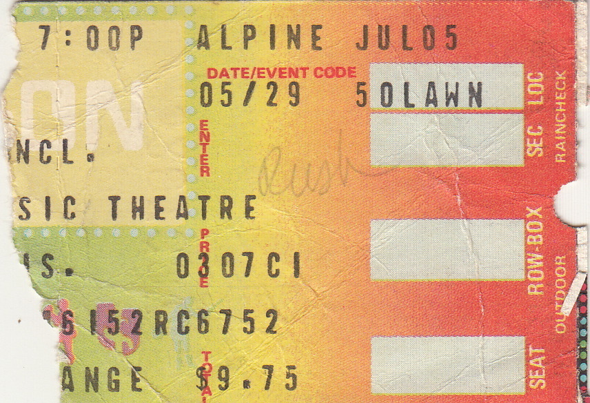 Rush's 1981 Concert & Tour History | Concert Archives