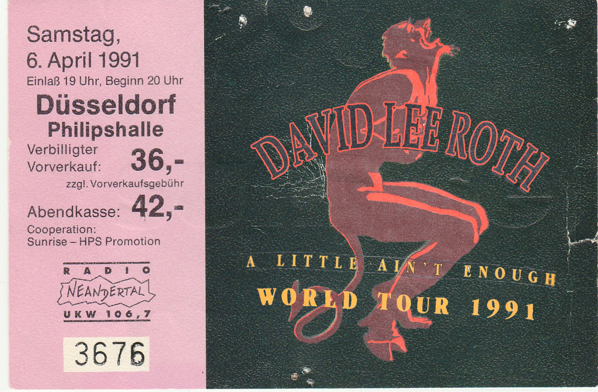 David Lee Roth Concert & Tour History | Concert Archives