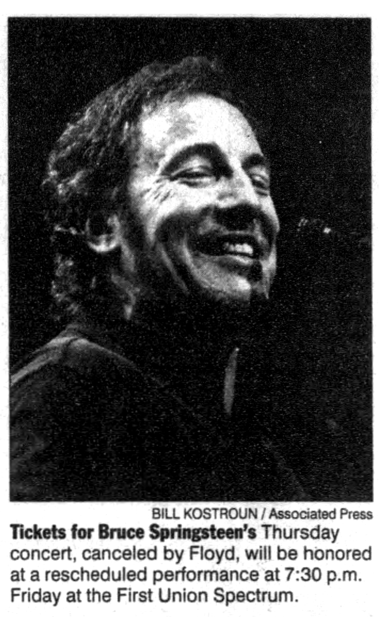 Bruce Springsteen's 1999 Concert & Tour History | Concert Archives