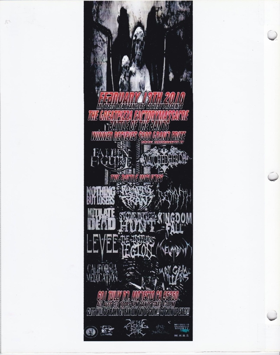 Feb 13, 2010: LEVEE / Fallen Figure / Watched Her Die / Nothing but ...