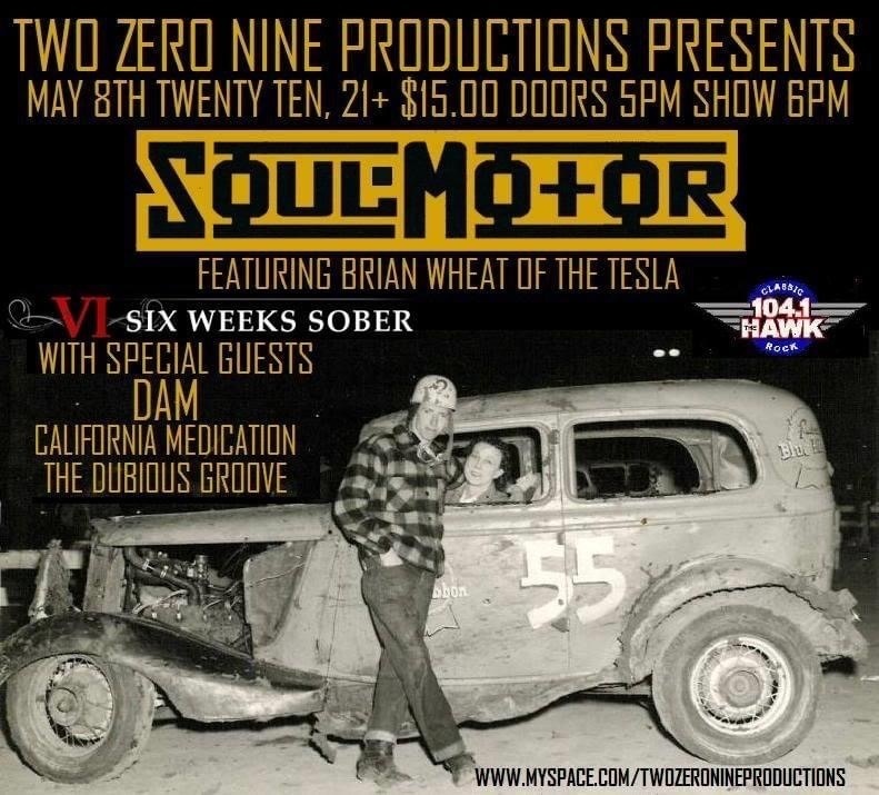 Six Weeks Sober's 2010 Concert & Tour History | Concert Archives