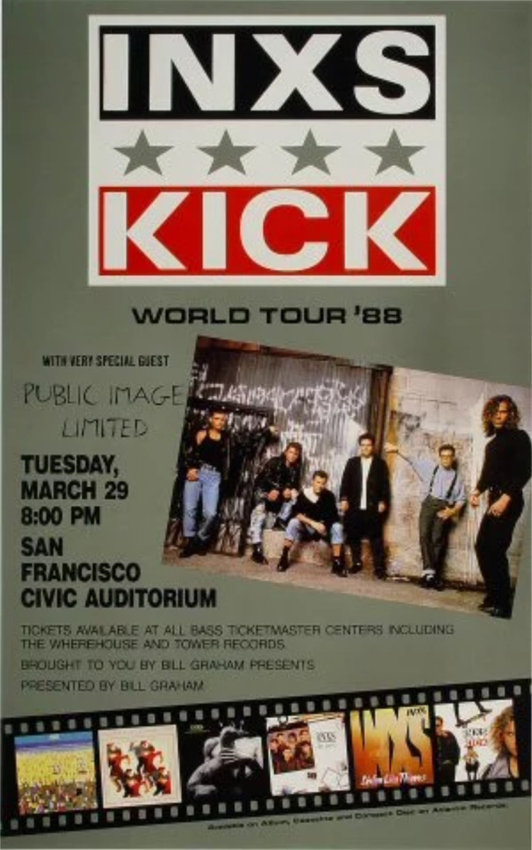 INXS Concert & Tour History | Concert Archives