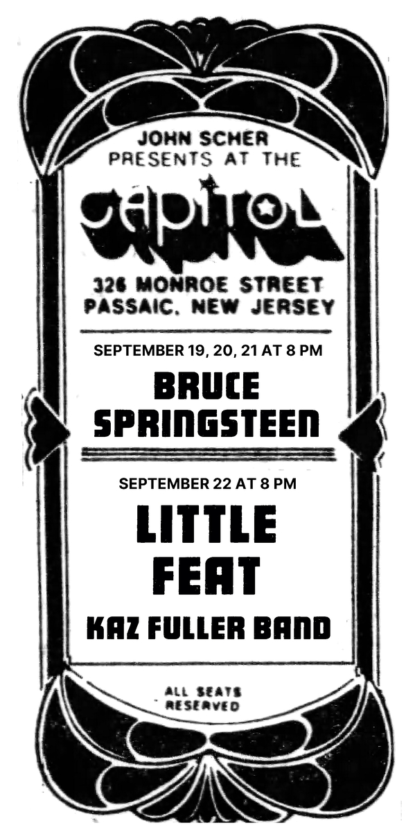 Bruce Springsteen's 1978 Concert & Tour History | Concert Archives