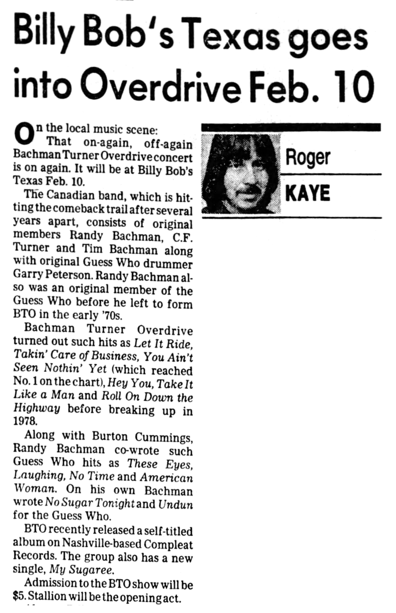 Concert History of Billy Bobs Texas Fort Worth, Texas, United States ...