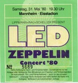 Led Zeppelin's 1980 Concert & Tour History | Concert Archives