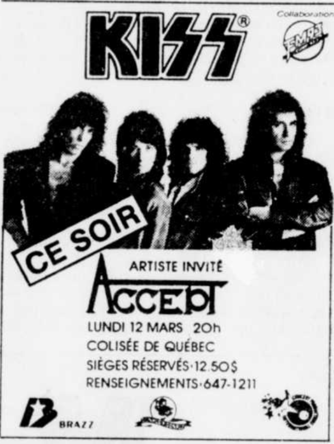 KISS's 1984 Concert & Tour History | Concert Archives
