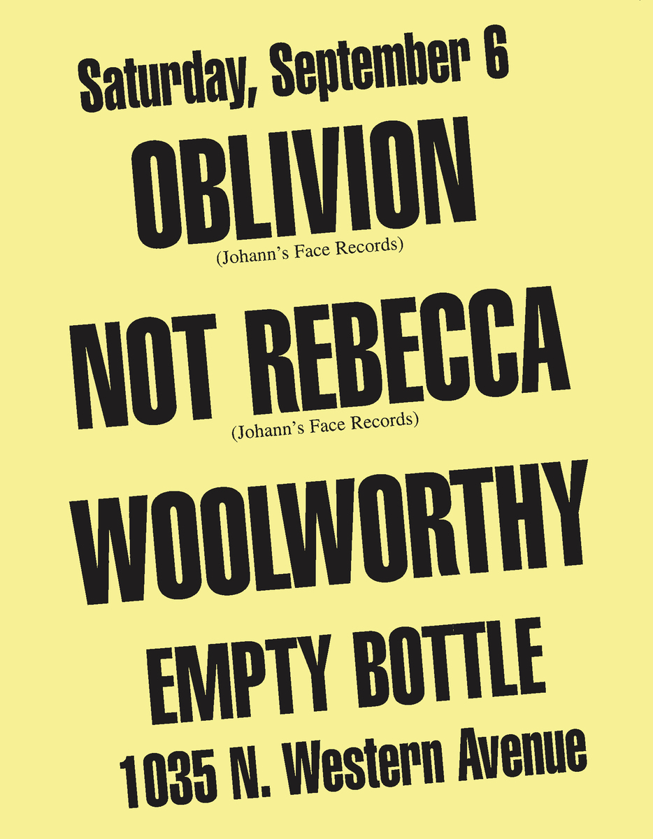 Not Rebecca Concert & Tour History | Concert Archives