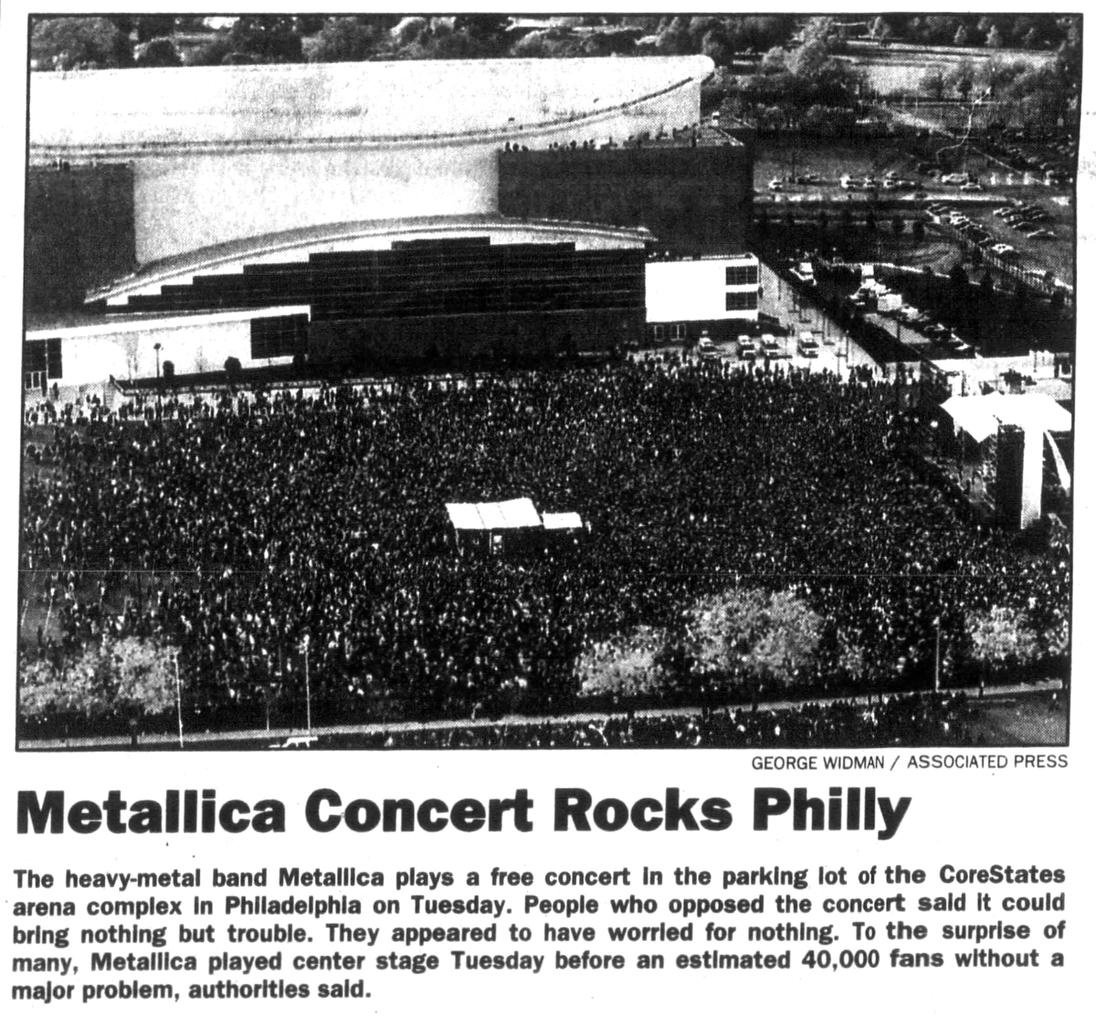Metallica's 1997 Concert & Tour History | Concert Archives